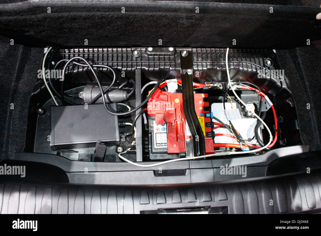 International auto show in Geneva, Electric Car, Car Trunk, Switzerland ...