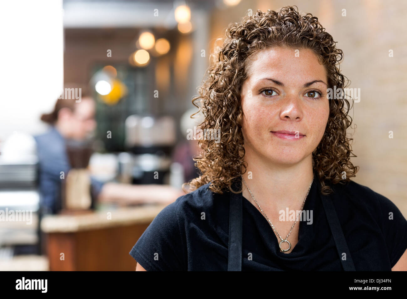 Female restaurant owner portrait hi-res stock photography and images ...