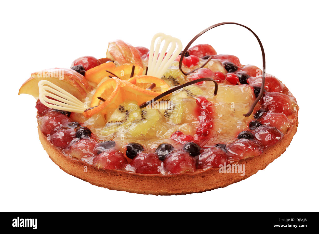 Chocolate cheesecake berries on Cut Out Stock Images & Pictures - Alamy