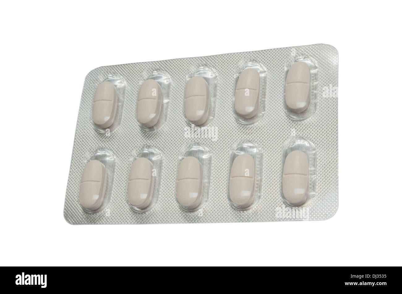 White oval pill hi-res stock photography and images - Alamy