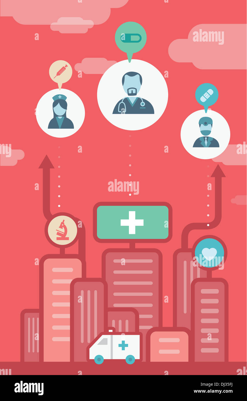 Illustration of medical signs Stock Photo - Alamy