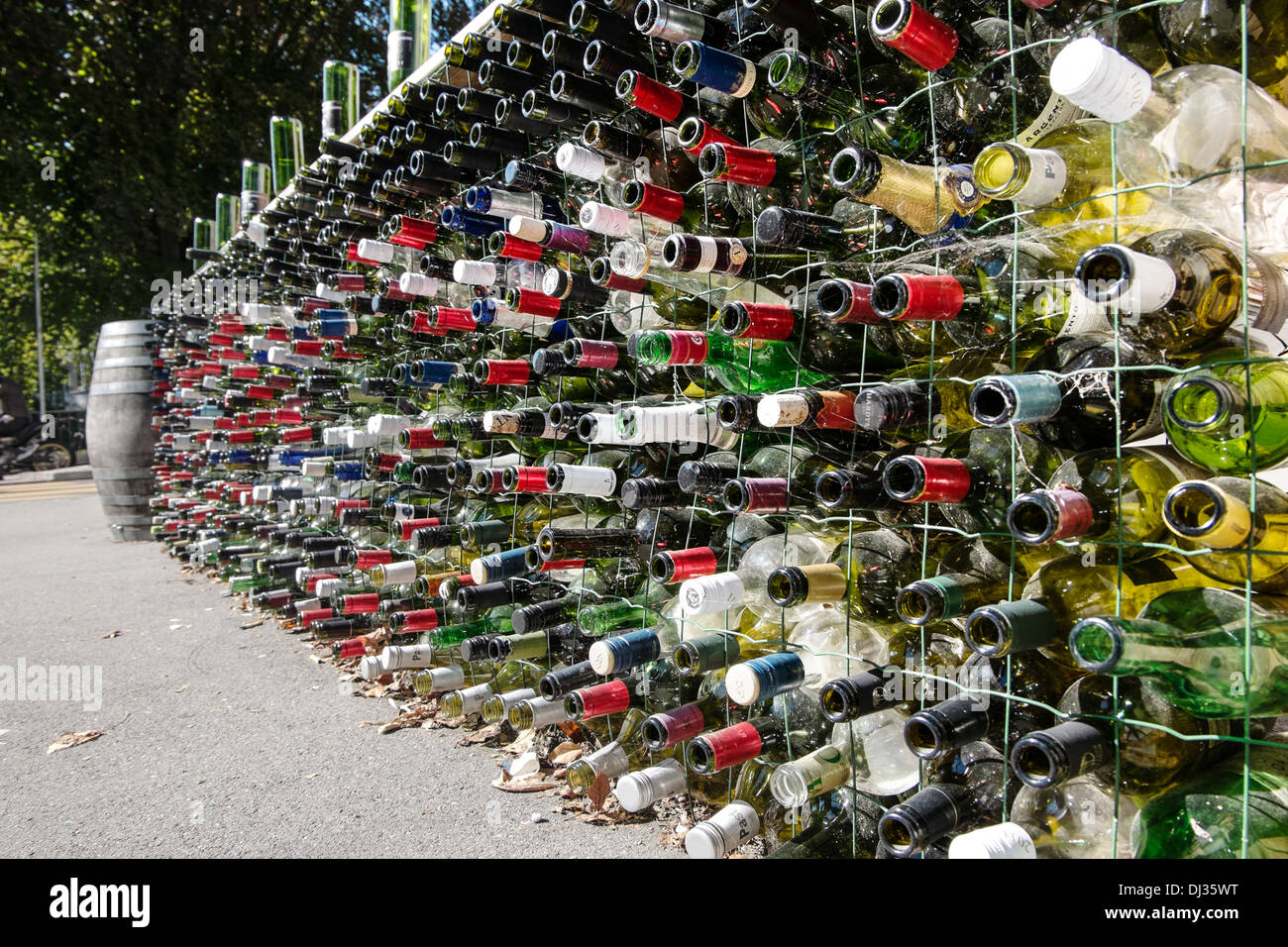 Wine rack empty wine bottles hi-res stock photography and images - Alamy