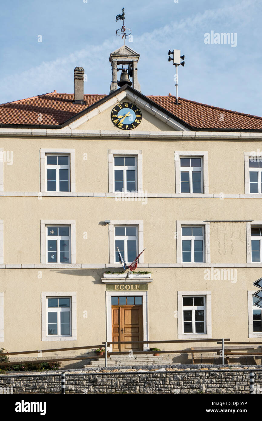 Swiss School building Stock Photo - Alamy