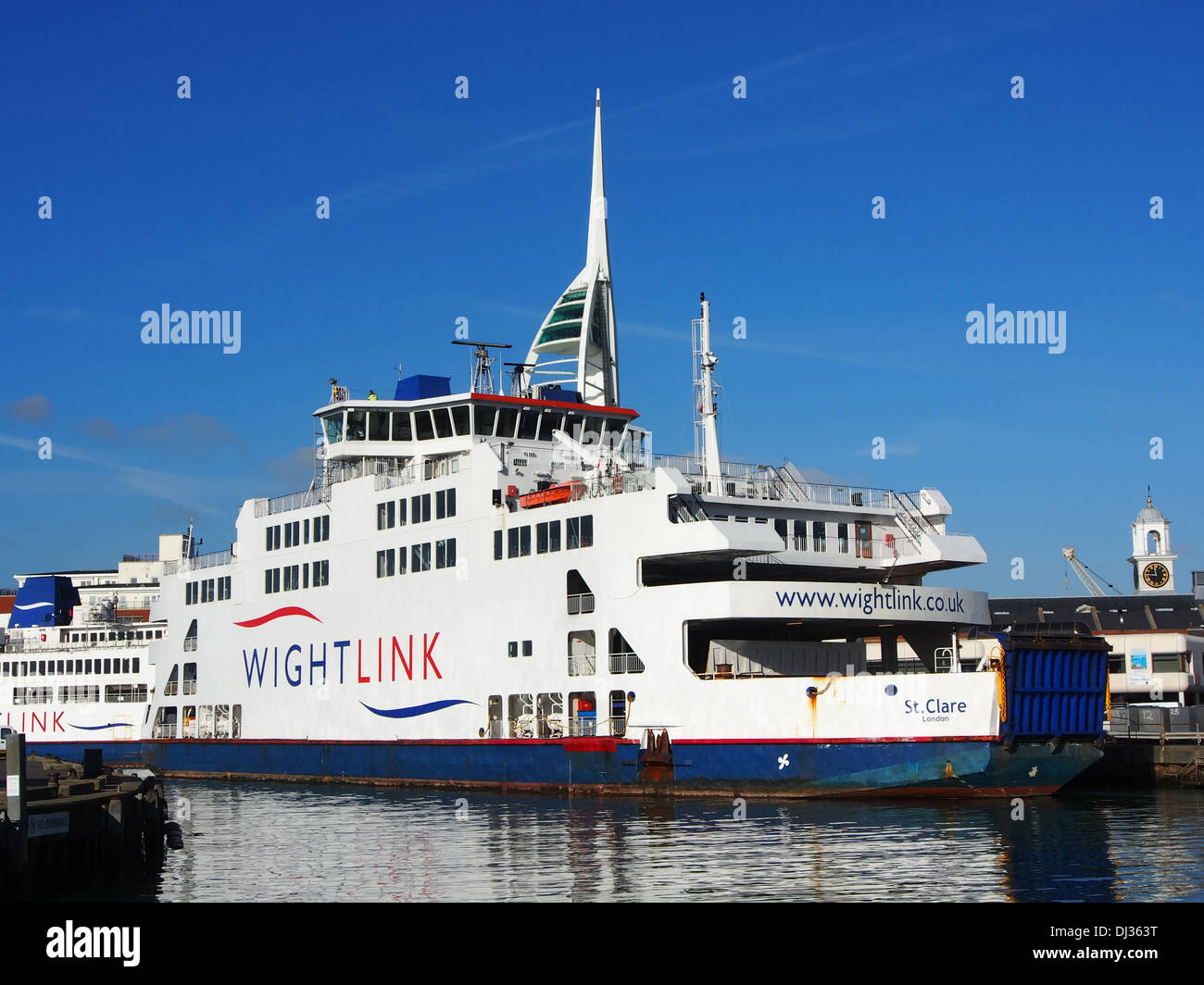 Transport wightlink ferry fishbourne hi-res stock photography and ...