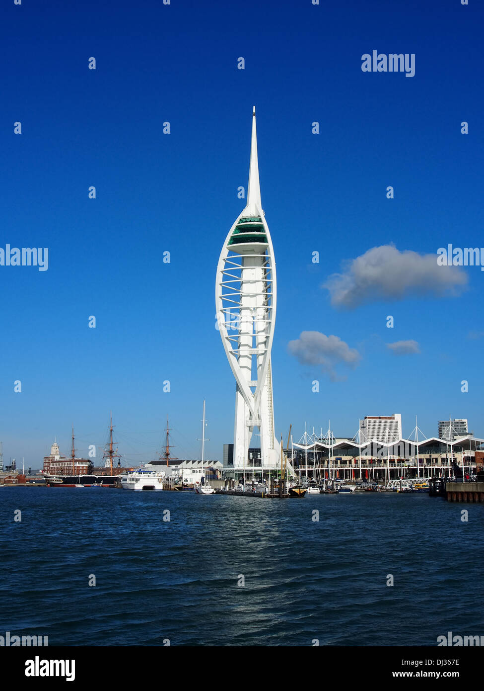 Gunwharf tower building hi-res stock photography and images - Alamy