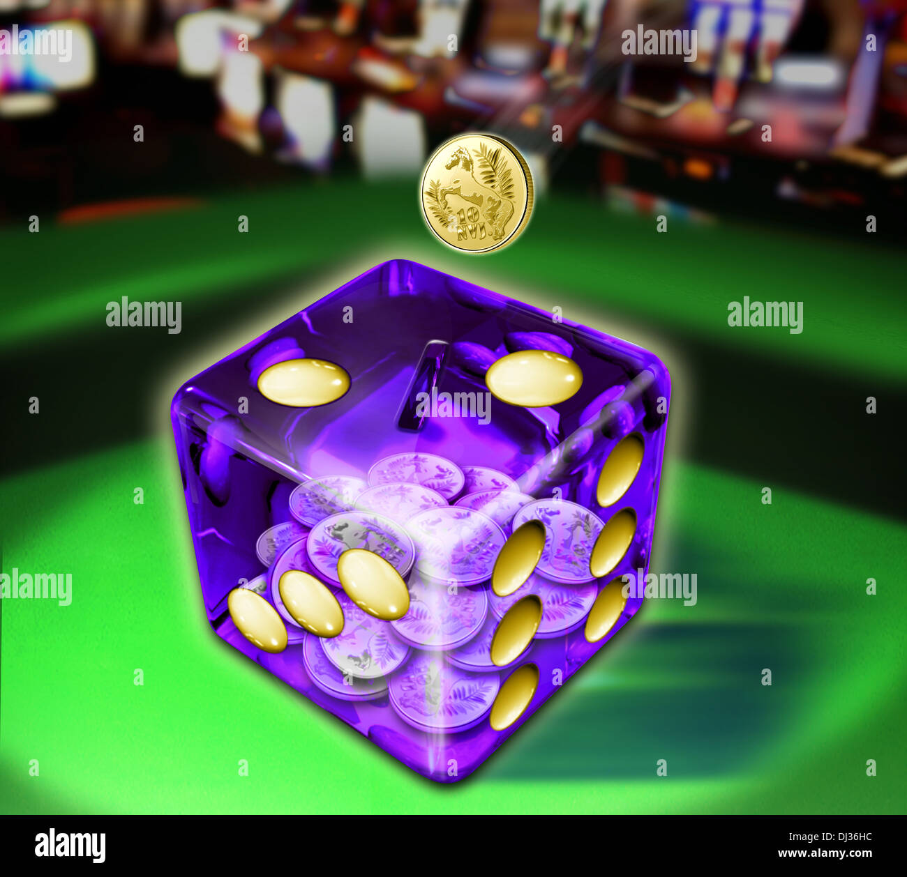 Chancing on luck hi-res stock photography and images - Alamy
