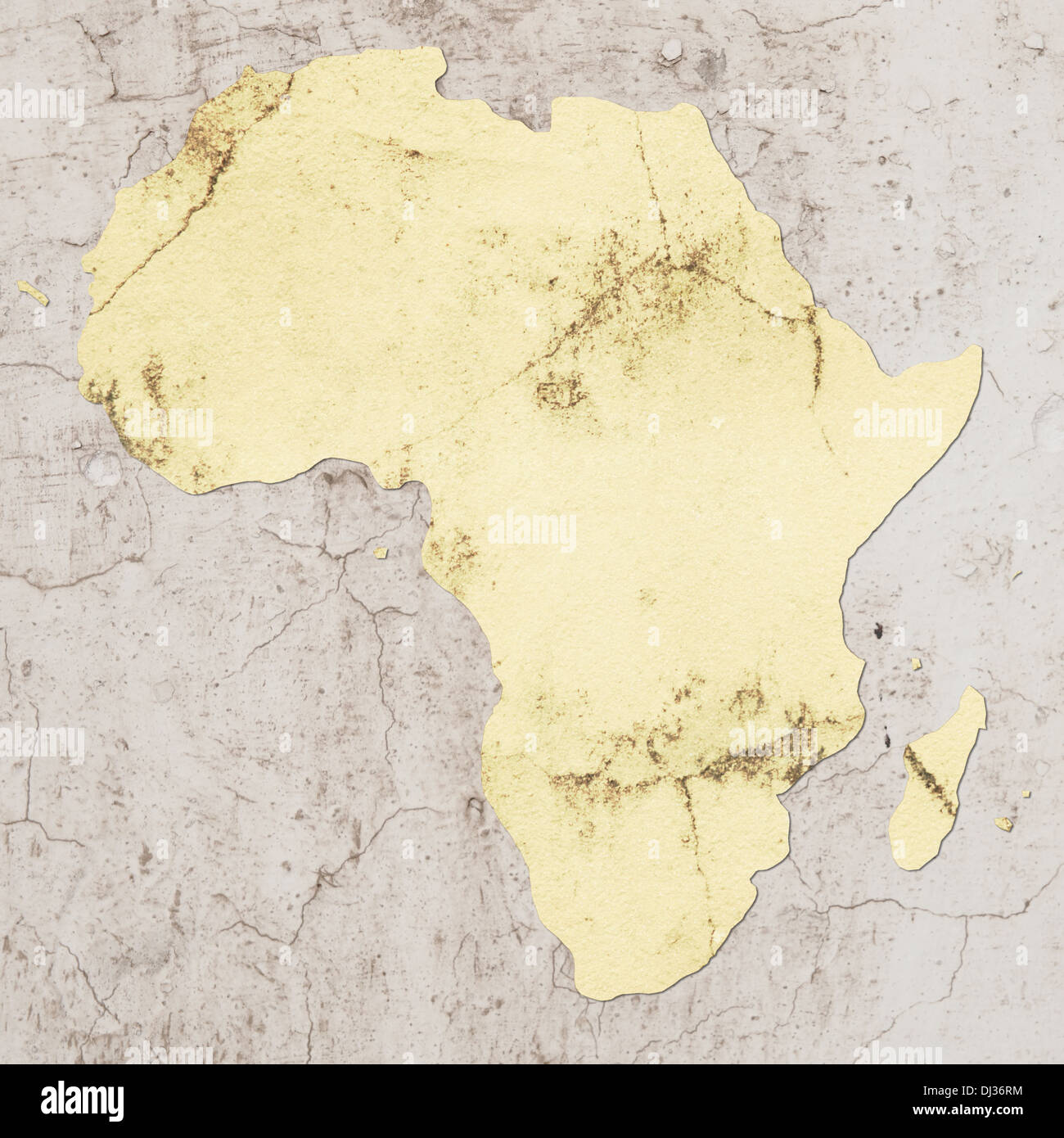map of africa made with some textures Stock Photo - Alamy