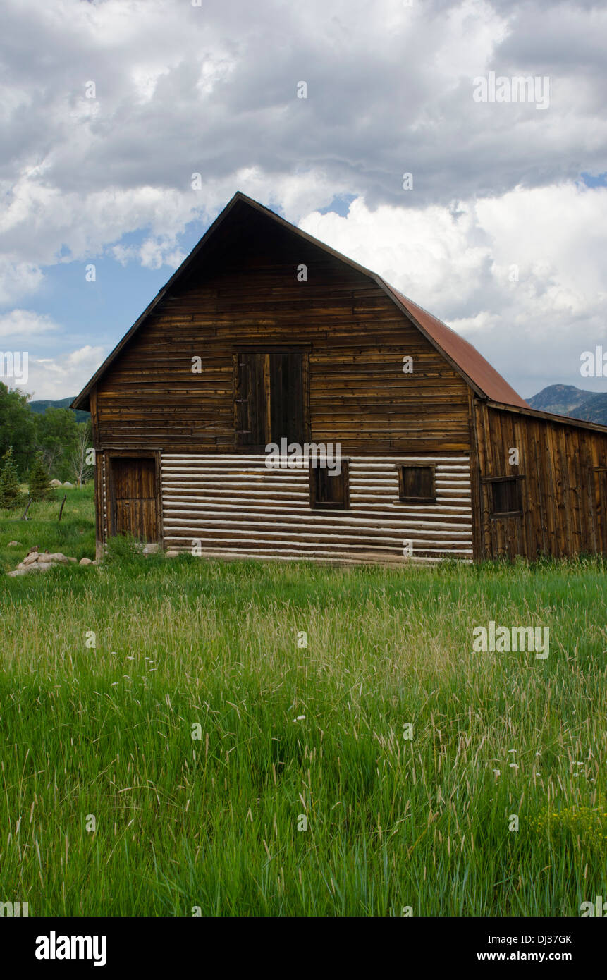 The old barn at Steamboat Springs, Colorado is an iconic fixture Stock ...