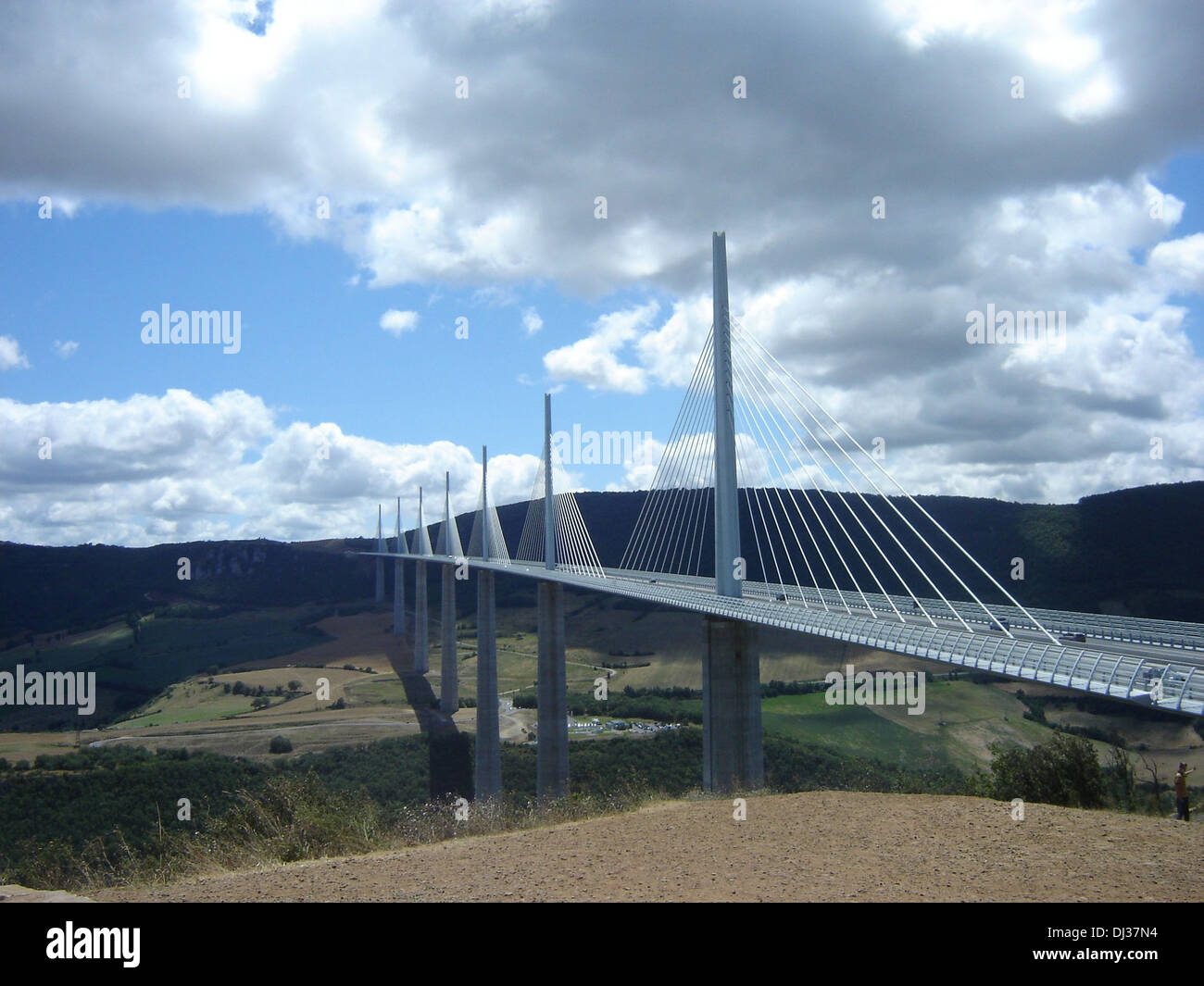 The Millau Bridge (Pont Millau) is a cable-stayed bridge in southern ...
