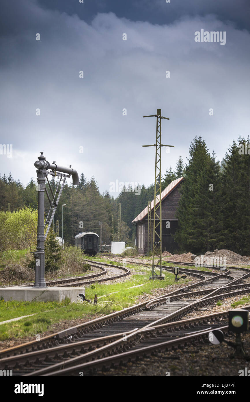 One way rail hi-res stock photography and images - Alamy