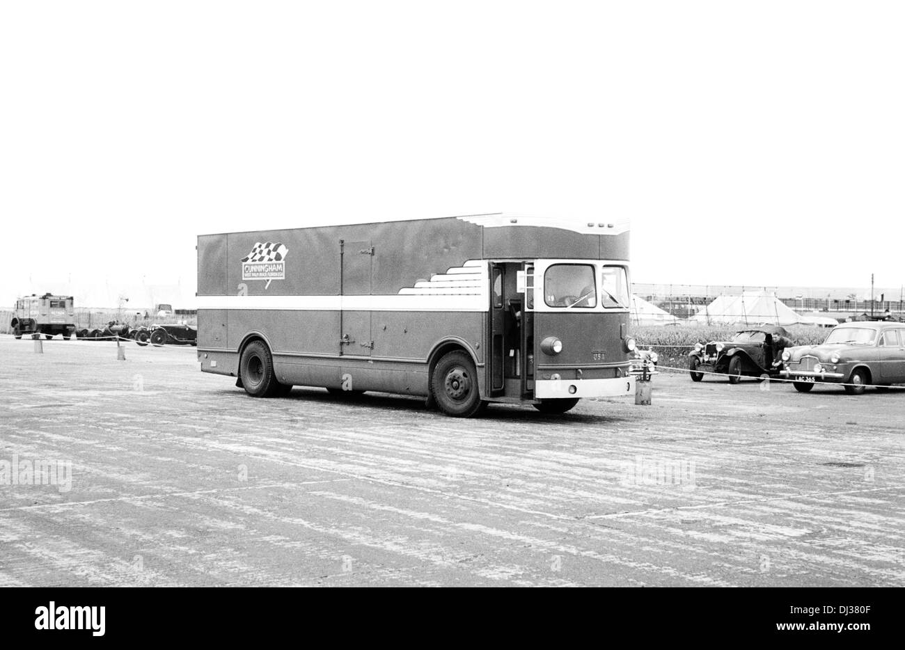 Race team transporter hi-res stock photography and images - Alamy
