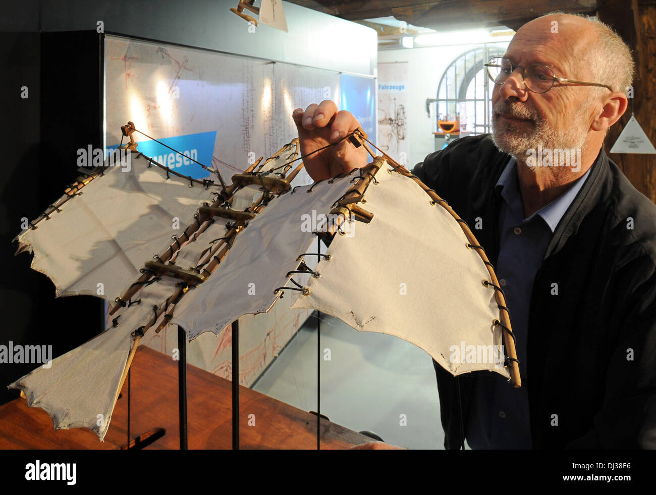 Stade, Germany. 14th Nov, 2013. Horst Langer, professor at the ...