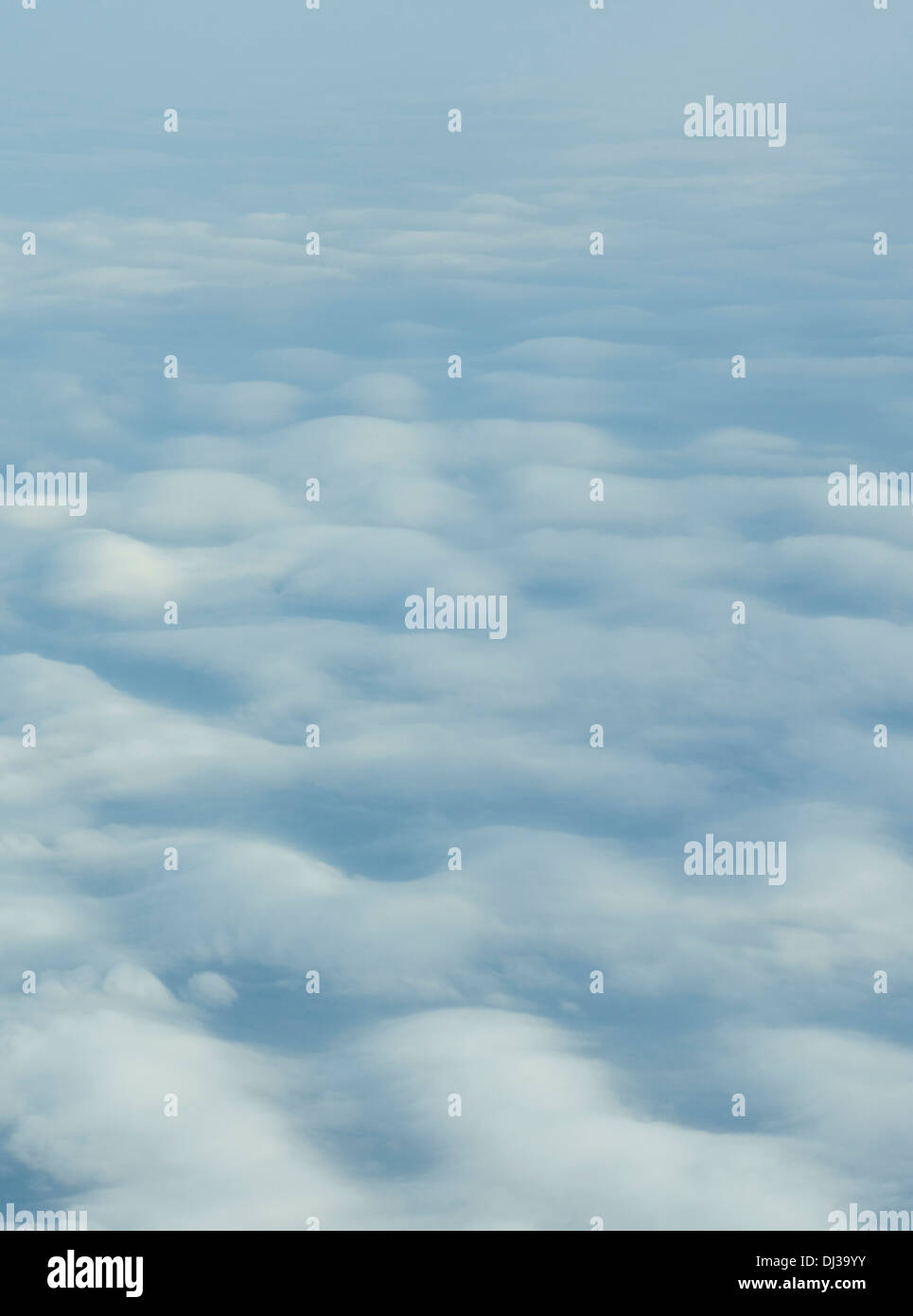 Unusual aerial view of sky and clouds over the earth. Suitable as ...