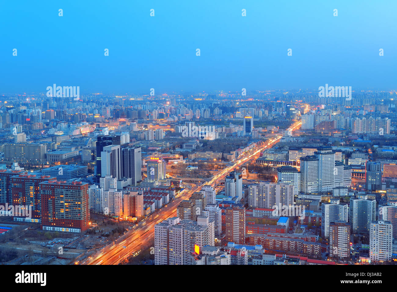 Beijing traffic aerial hi-res stock photography and images - Alamy