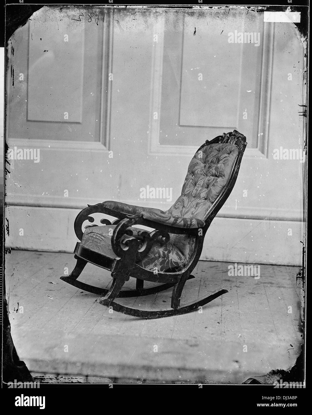 Ford's Theatre, chair in which President Lincoln was sitting when shot ...