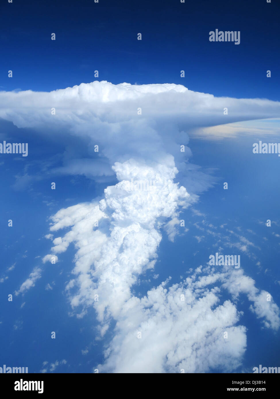 aerial view of storm clouds - cumulonimbus Stock Photo - Alamy
