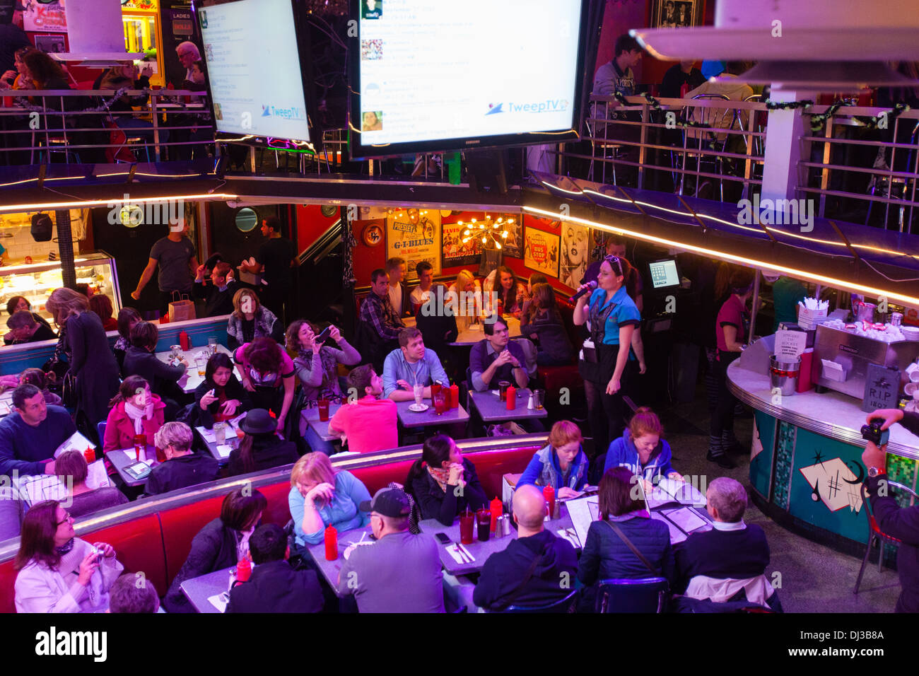 Ellen's Stardust Diner, Broadway, New York City, United States of ...