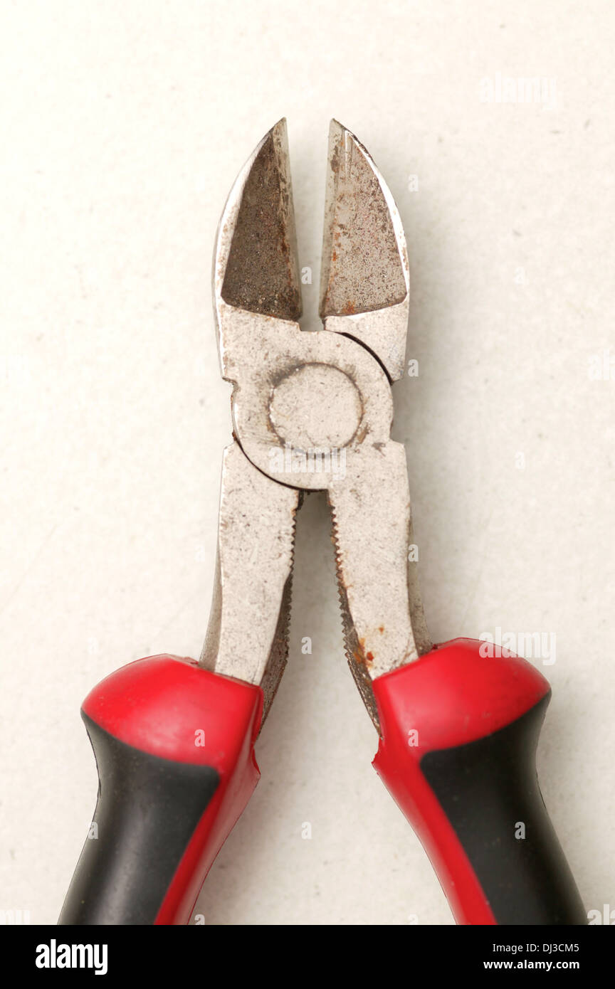 Tools isolated against a white background Stock Photo - Alamy