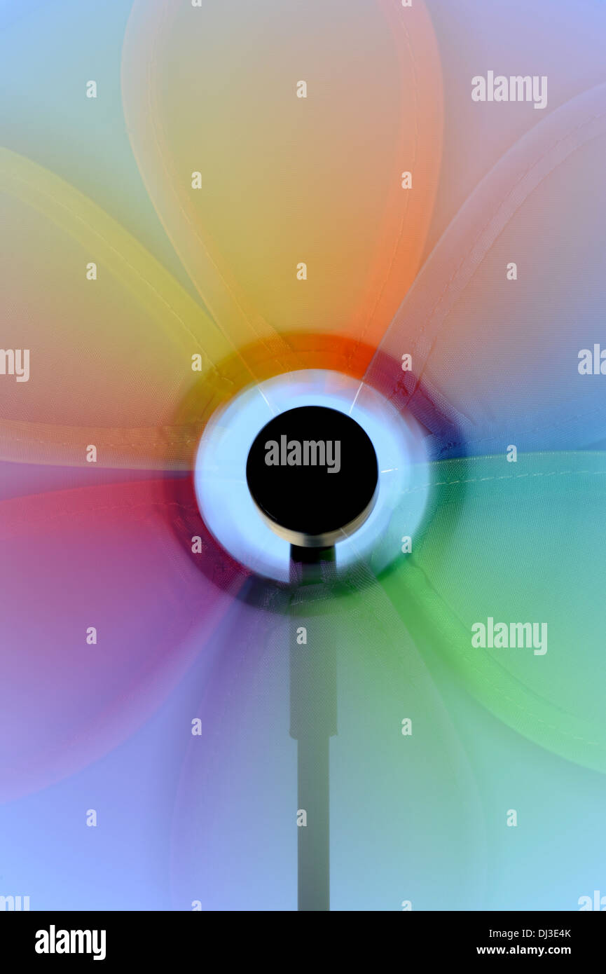 A close up shot spinning wind whirly gig Stock Photo - Alamy