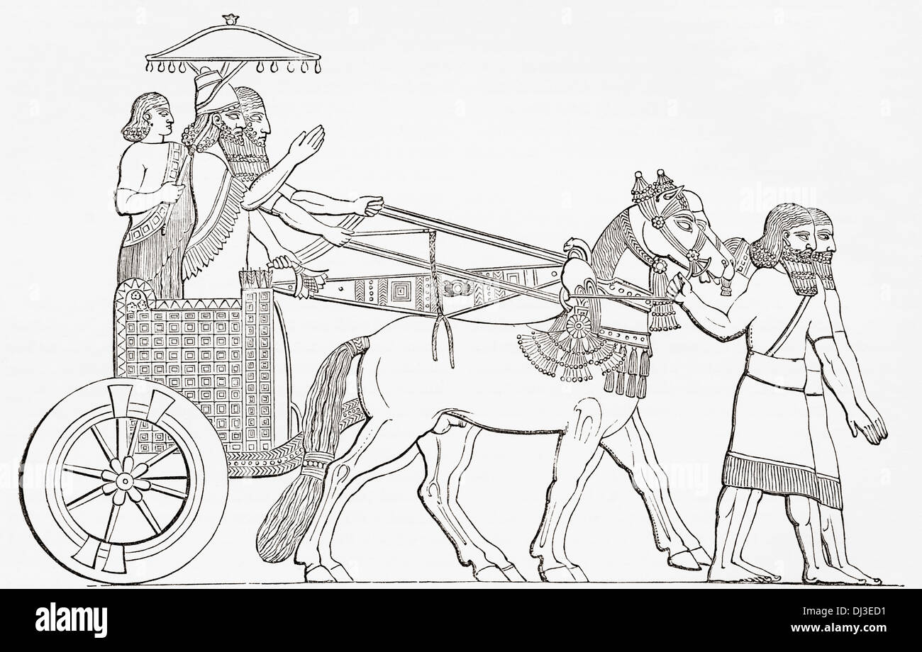 Assyrian chariot hi-res stock photography and images - Alamy