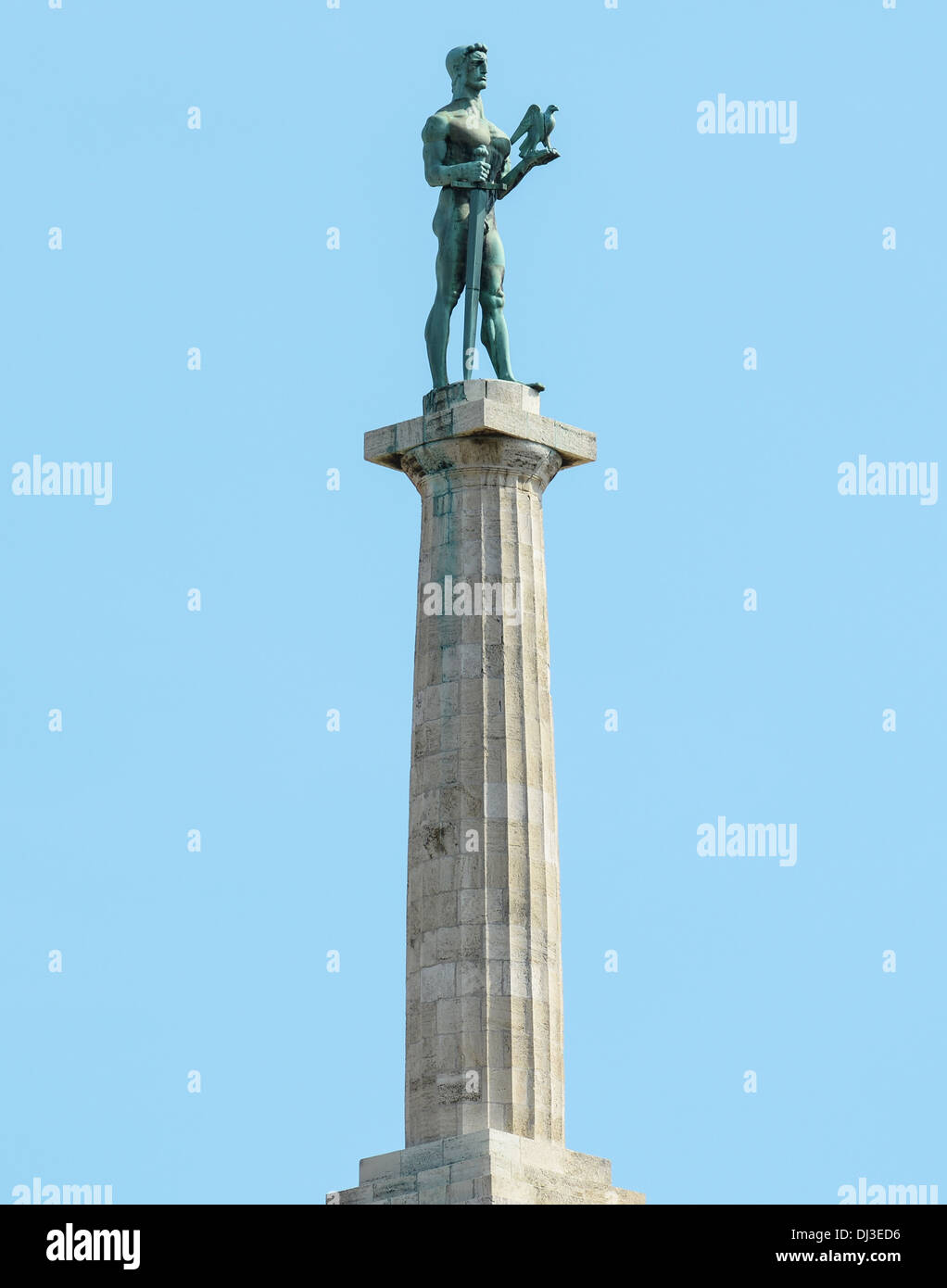 Victory monument - symbol of Belgrade - Serbia Stock Photo - Alamy