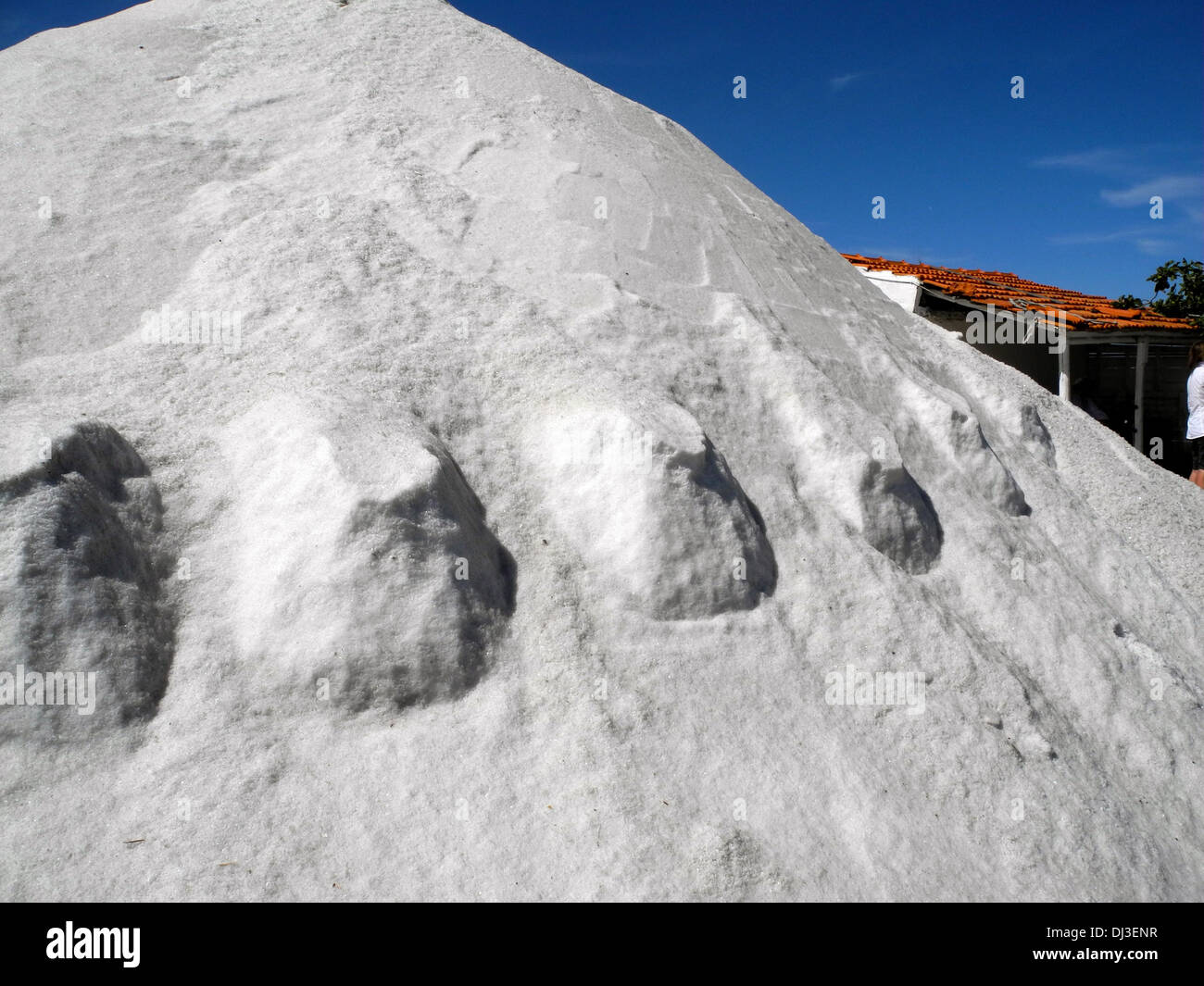A Salt Pyramid at the Salt Ponds, Aveiro, Portugal Stock Photo - Alamy