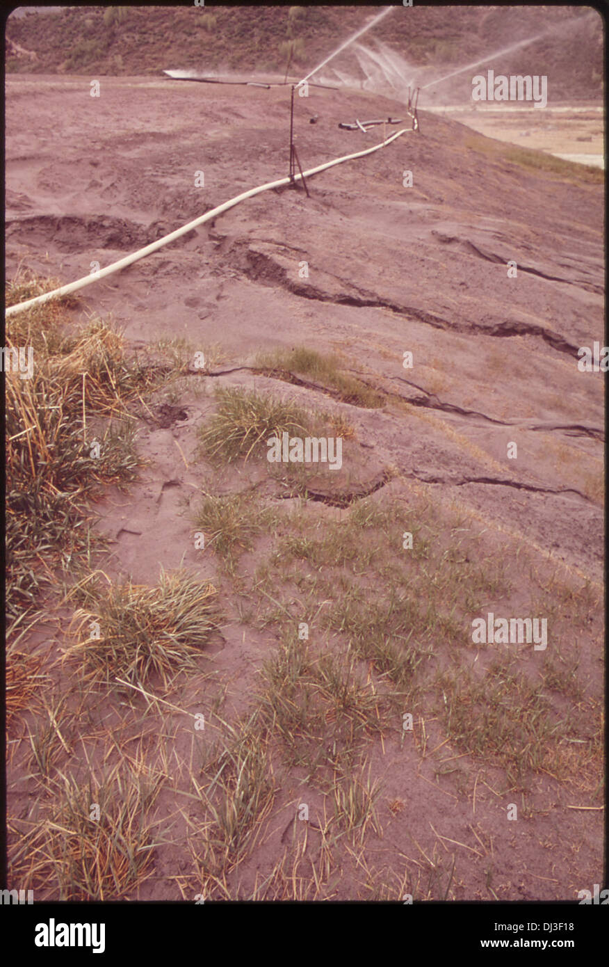 IRRIGATION OF NEWLY SEEDED GROUND ON TAILINGS PILE, UNION CARBIDE ...