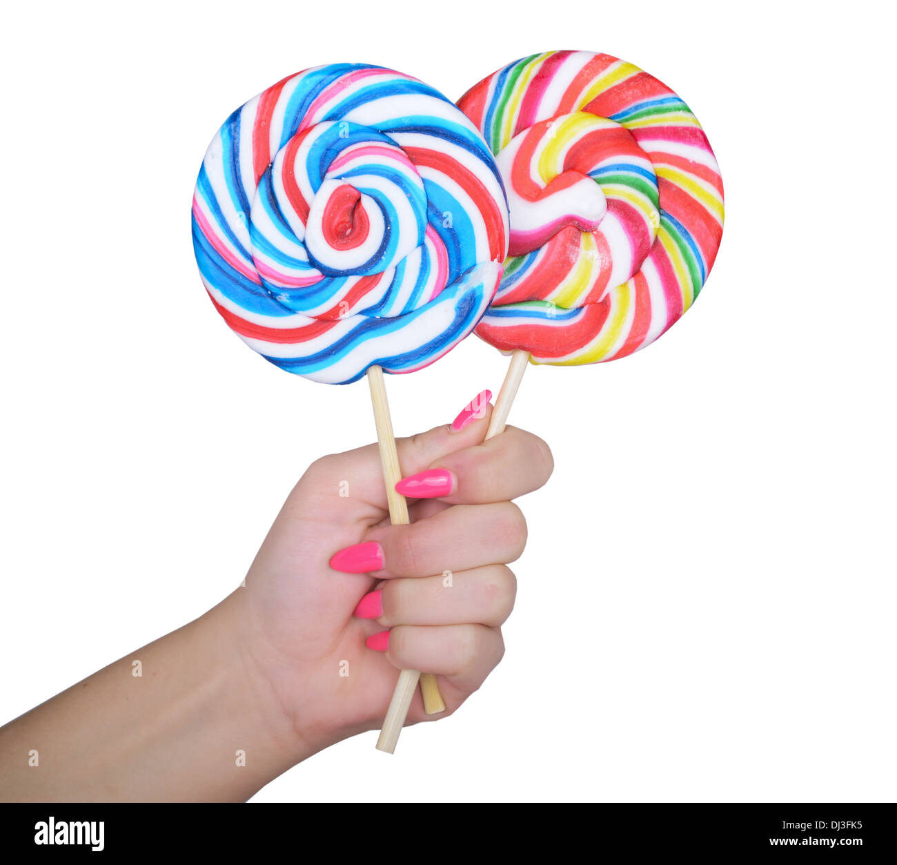 Christmas lollipops candy holding hi-res stock photography and images ...