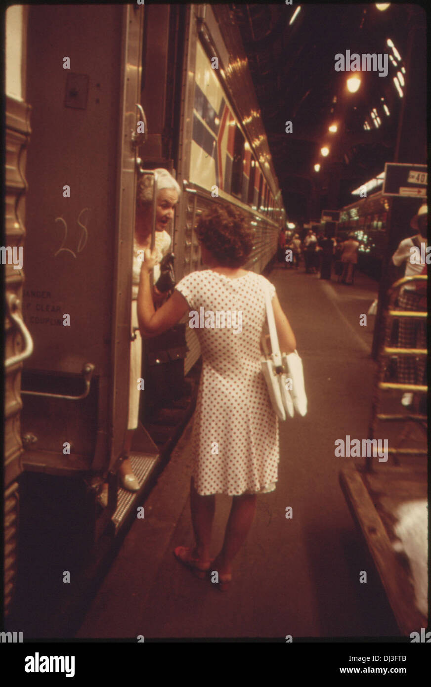 Trainside goodbye hi-res stock photography and images - Alamy