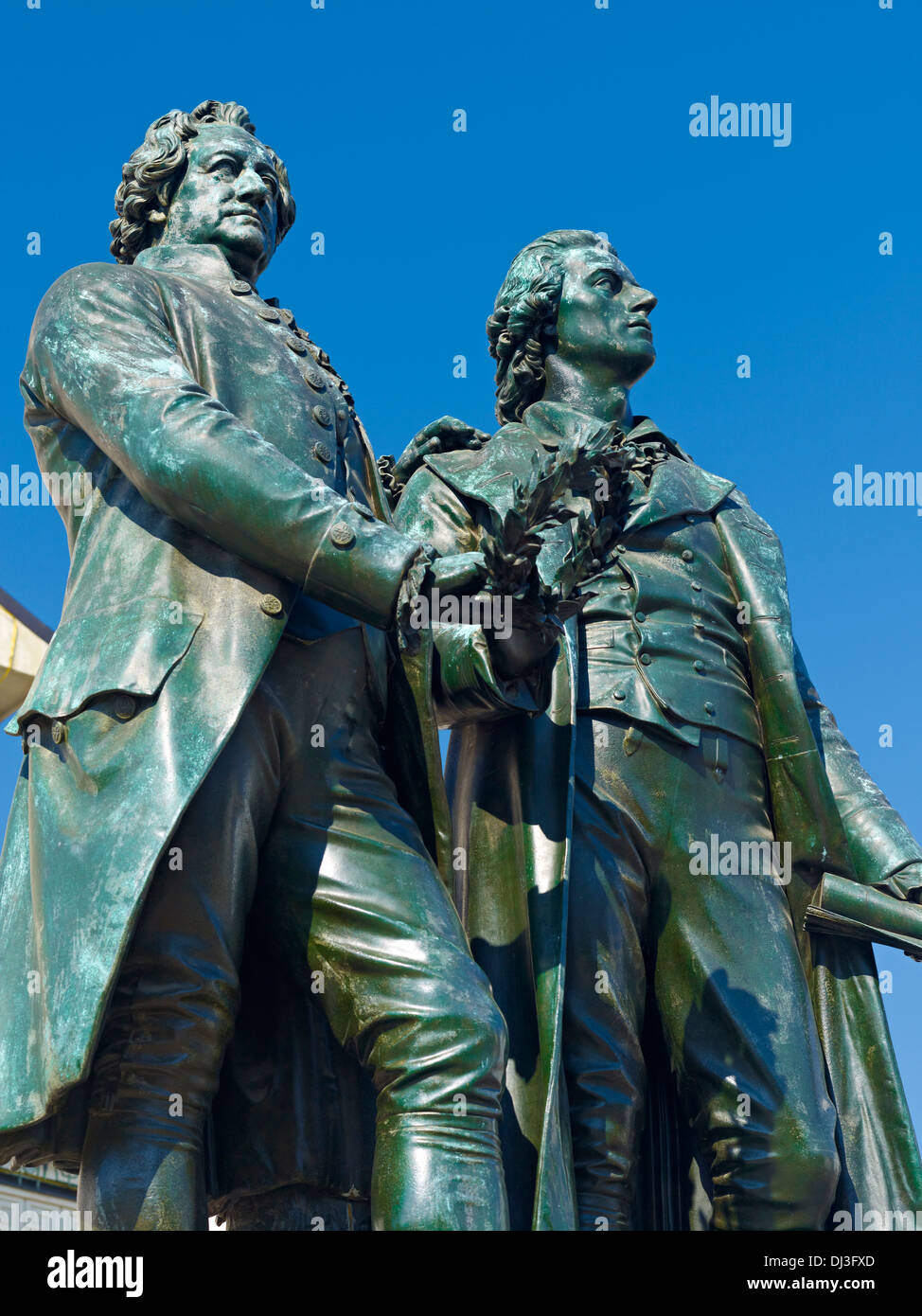 Statues of goethe and schiller hi-res stock photography and images - Alamy