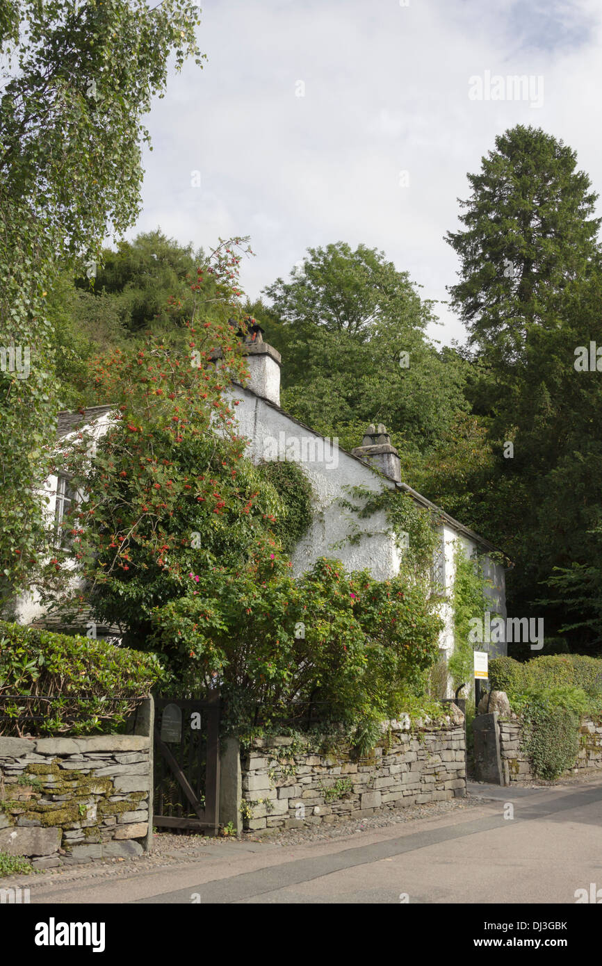 Dove Cottage, Town End, Grasmere, Cumbria, historical home of the 18th ...