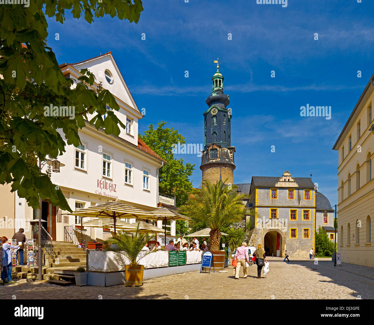 Bastille and Royal Palace, Weimar, Thuringia, Germany Stock Photo - Alamy