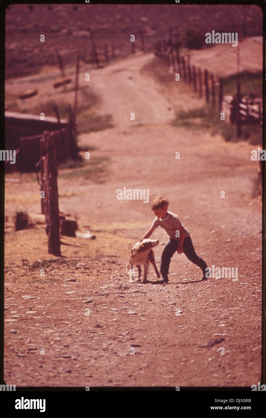 RANCH SCENE 780 Stock Photo - Alamy
