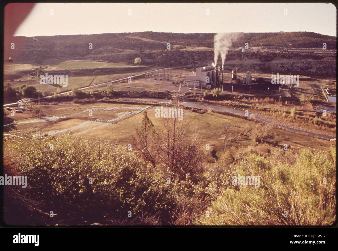 A power plant operated by the Rural Electric Administration (REA ...