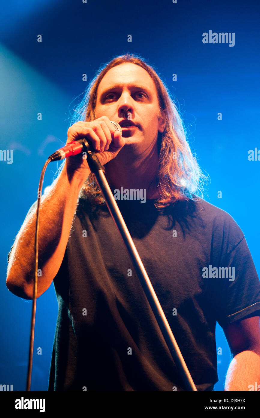 London, UK. 20th November 2013. Gary Stringer, Reef vocalist ...