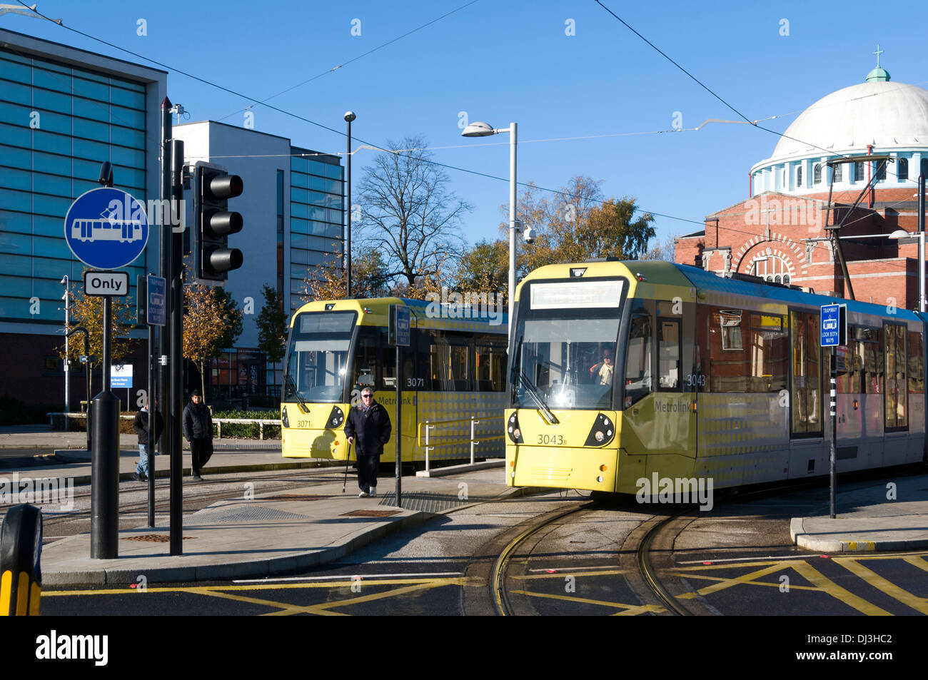 Manchester trams hi-res stock photography and images - Alamy