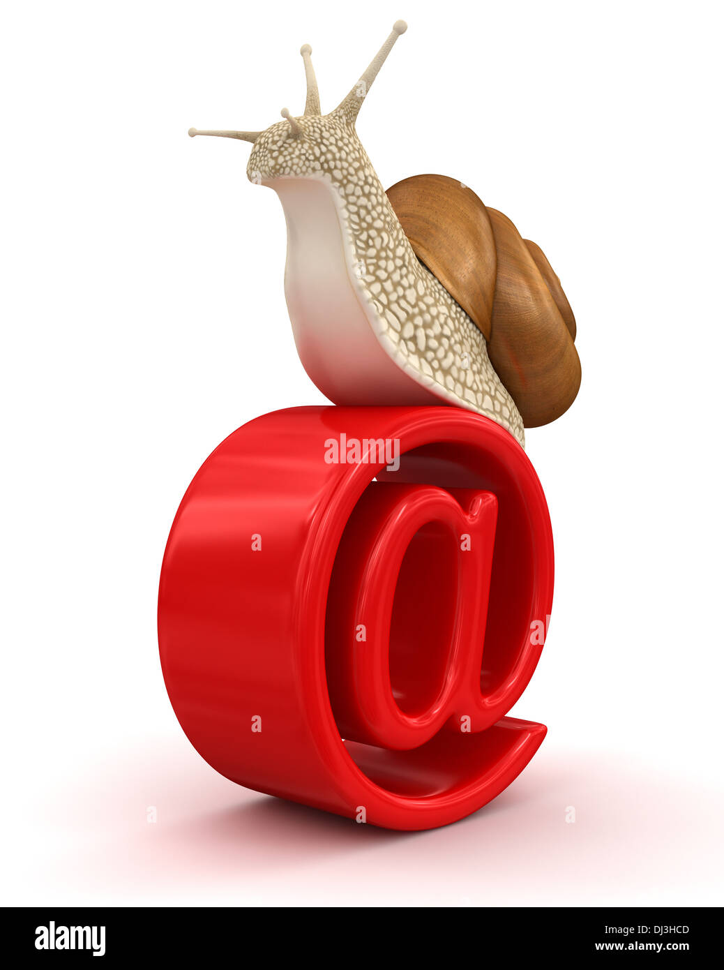 Snail mail cartoon hi-res stock photography and images - Alamy
