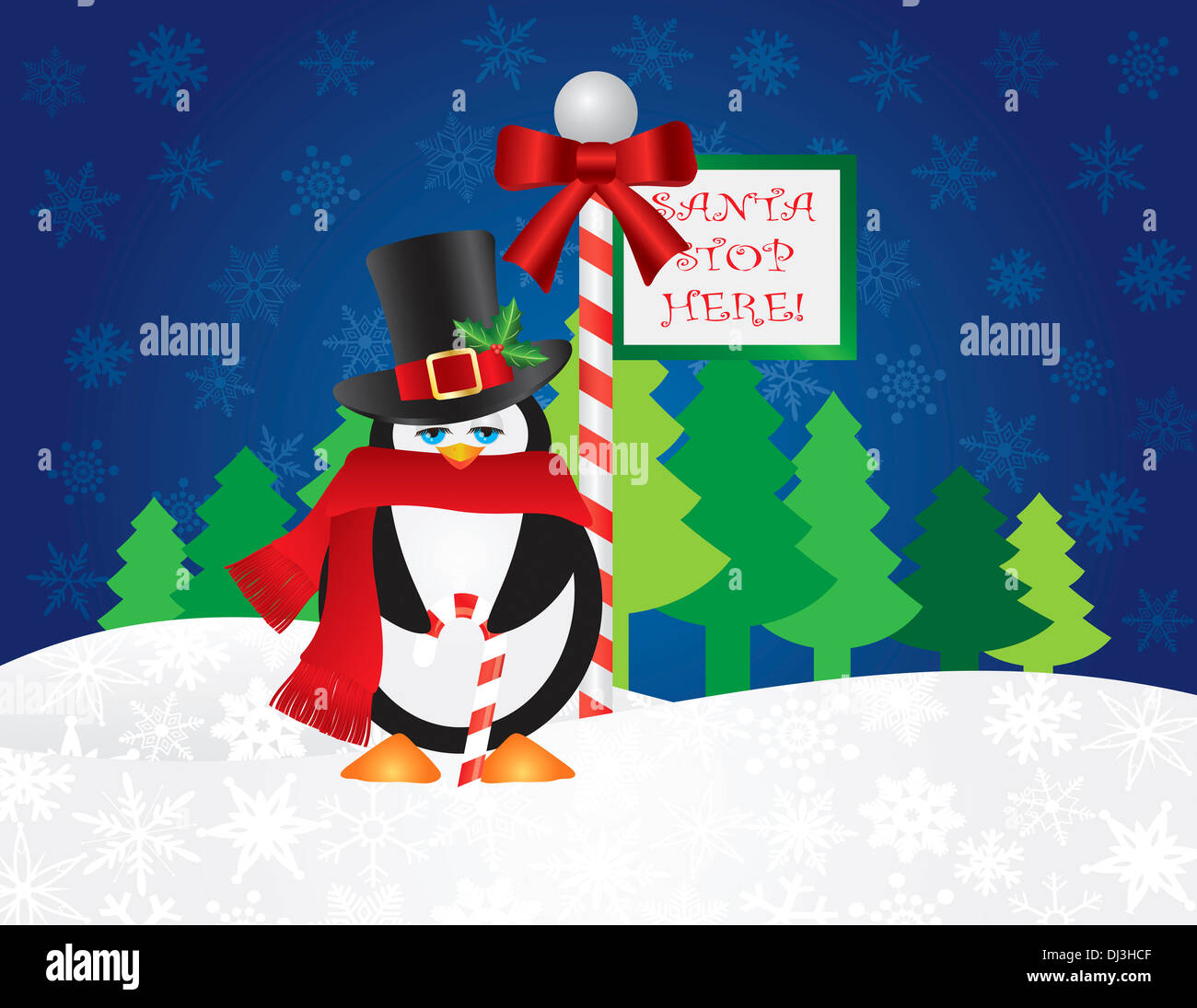 Stop penguin sign hi-res stock photography and images - Alamy