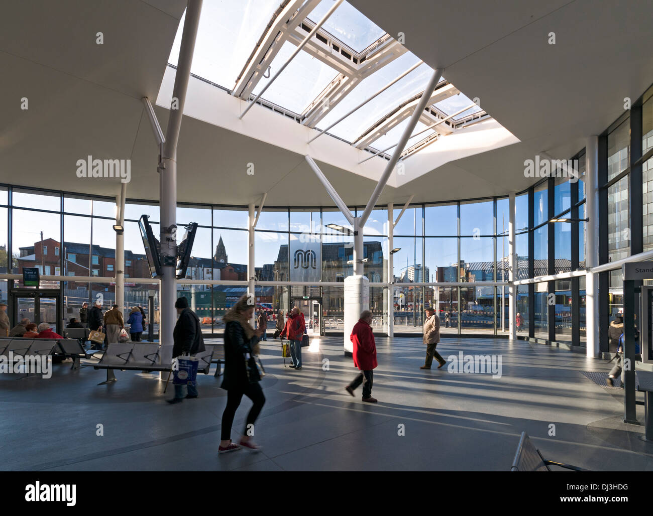Rochdale Transport Interchange building, Rochdale, Greater Manchester ...