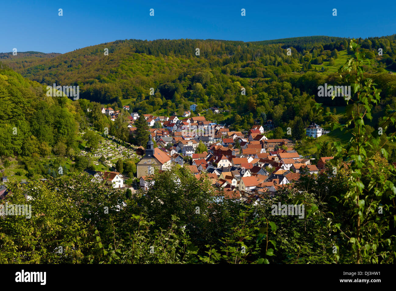 Steinbach, Thuringian Forest, Thuringia, Germany Stock Photo - Alamy