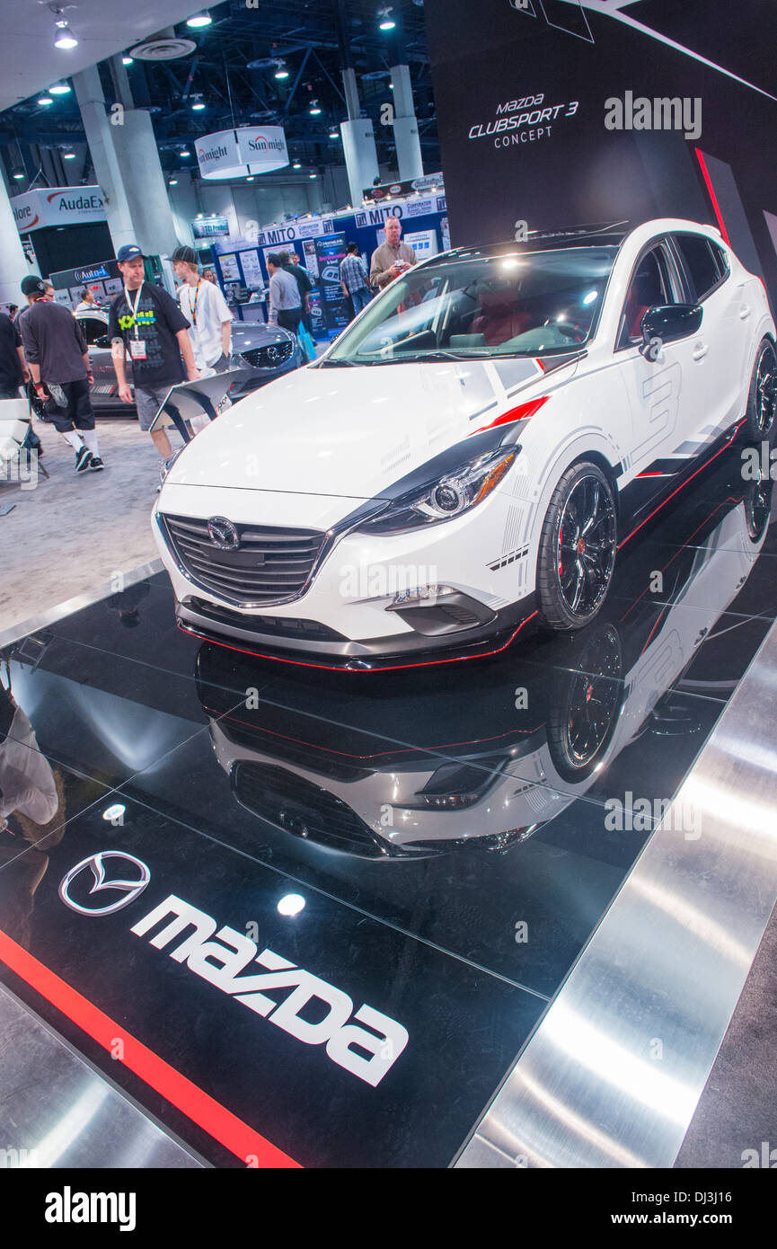 Mazda car at the SEMA Show in Las Vegas, Navada Stock Photo - Alamy
