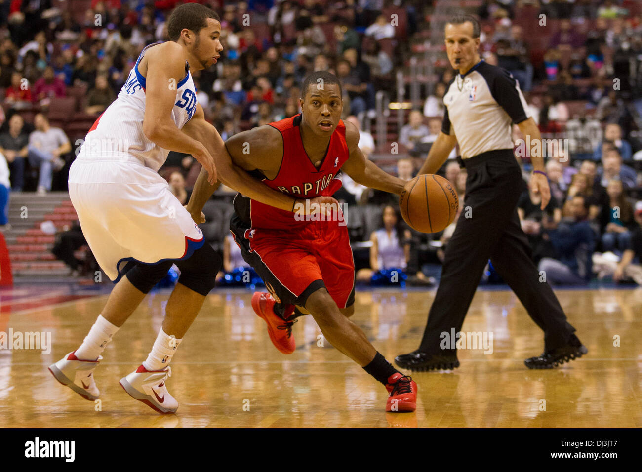 Philadelphia, Pennsylvania, USA. 20th Nov, 2013. Toronto Raptors point ...
