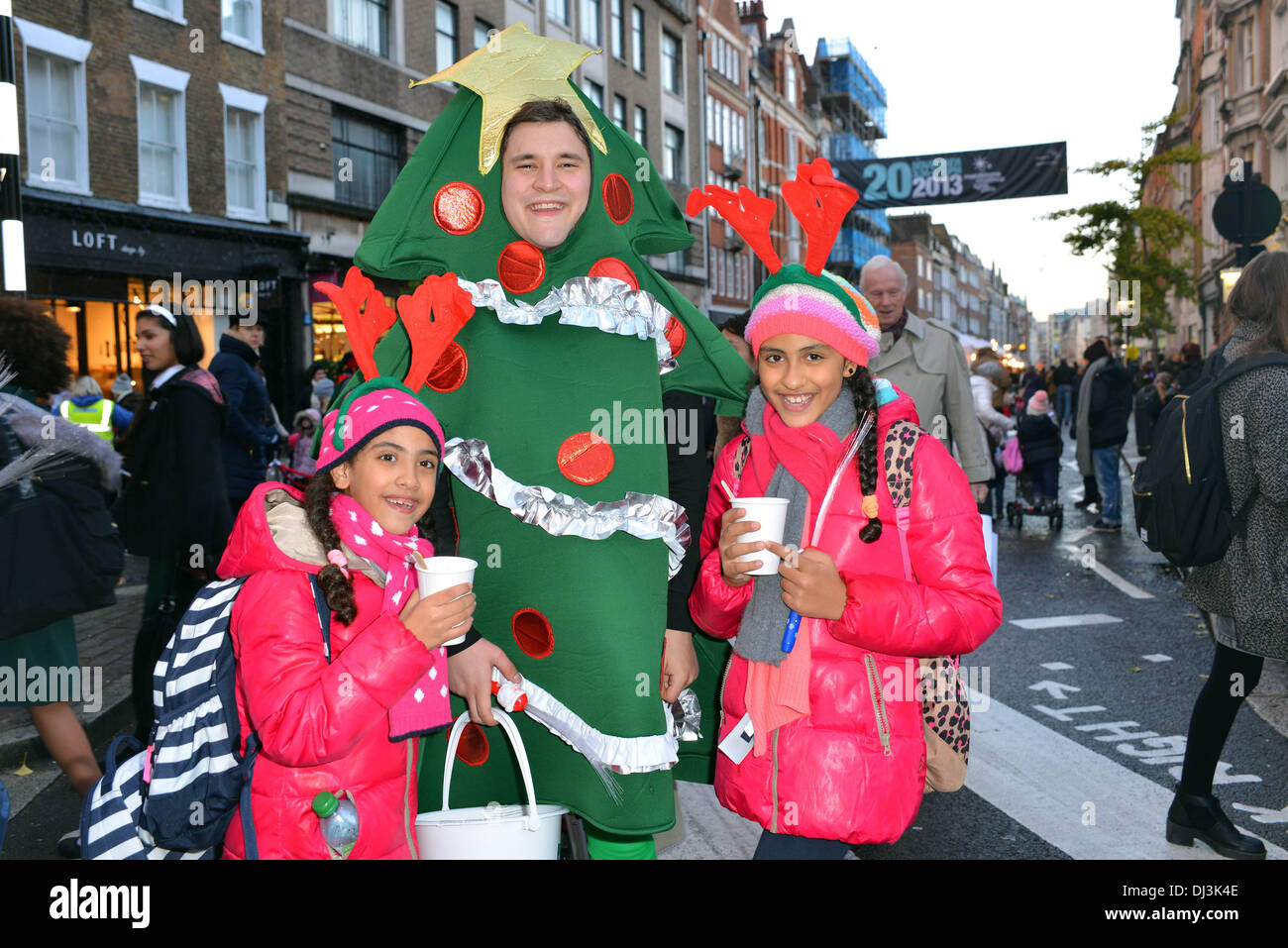Marylebone christmas lights show hi-res stock photography and images ...