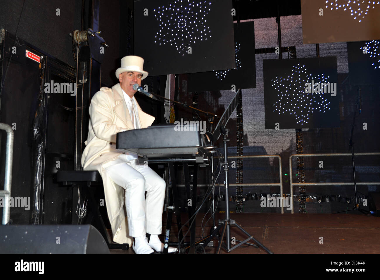 London UK 20th Nov 2013 : Tony Moore presenter at the Marylebone ...