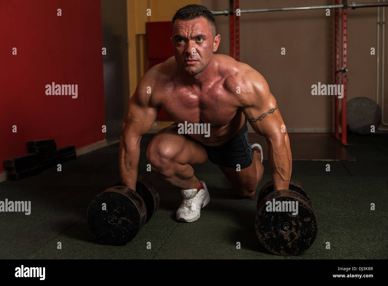 Deadlift Heavy Weights Stock Photo - Alamy