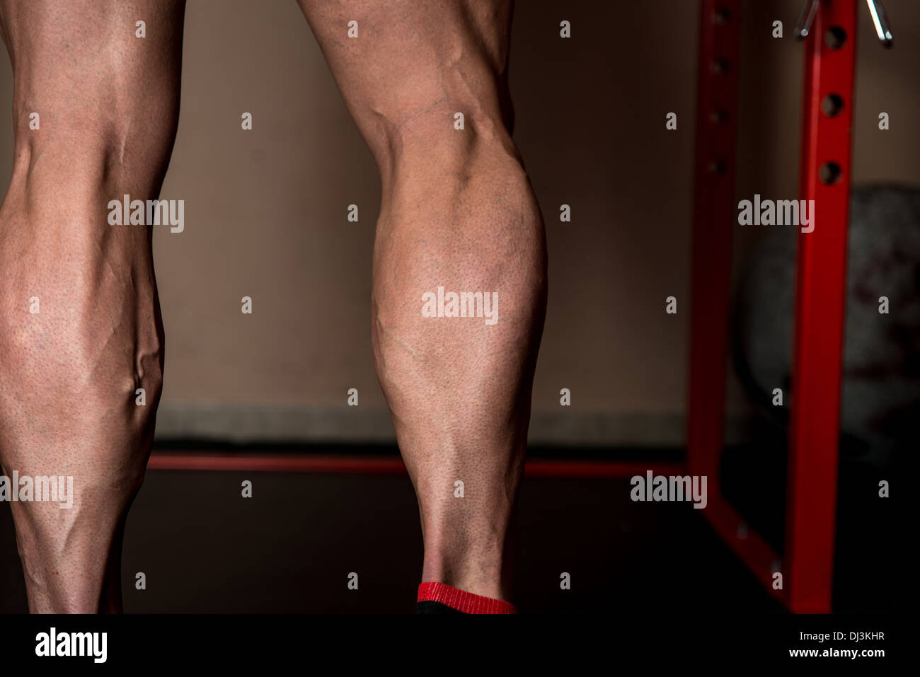 Look At My Calves Stock Photo - Alamy