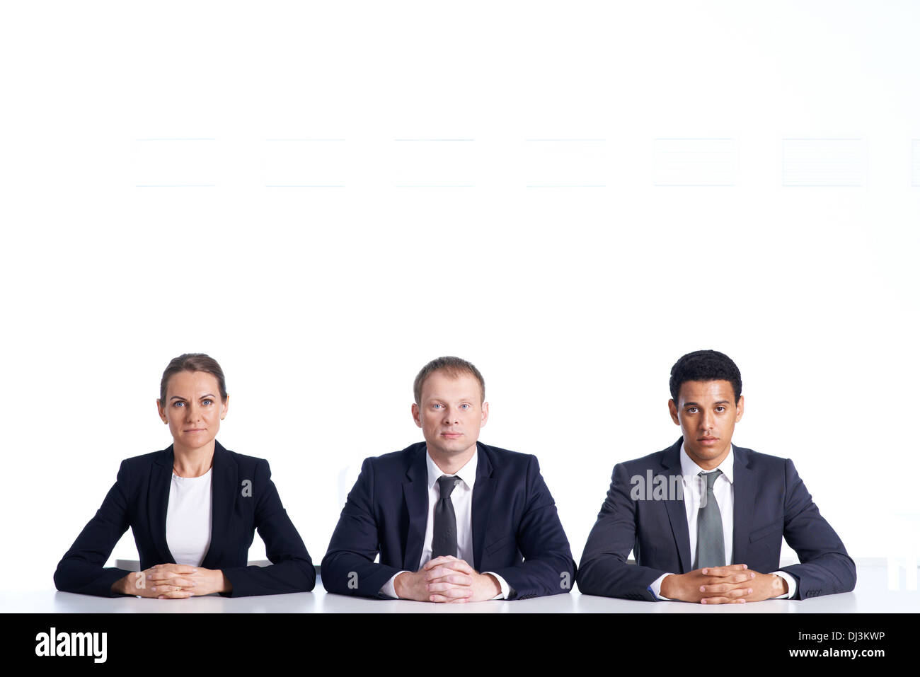 Business team serious expression hi-res stock photography and images ...