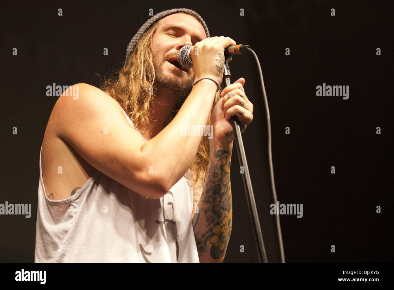 Norfolk, Virginia, USA. 20th Aug, 2012. Vocalist JARED WATSON of The ...