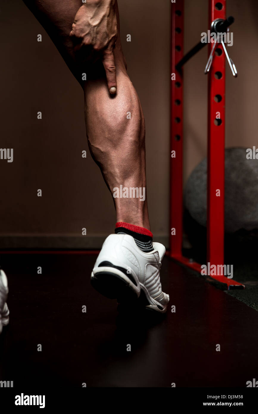 Calves muscle studio hi-res stock photography and images - Alamy