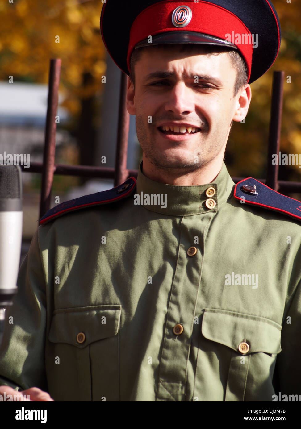 cossack in the uniform of the period of World War First Stock Photo - Alamy